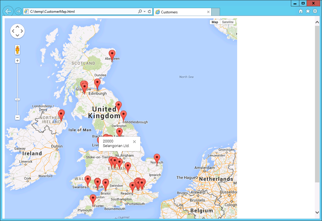 Customer Map | JRevell.com