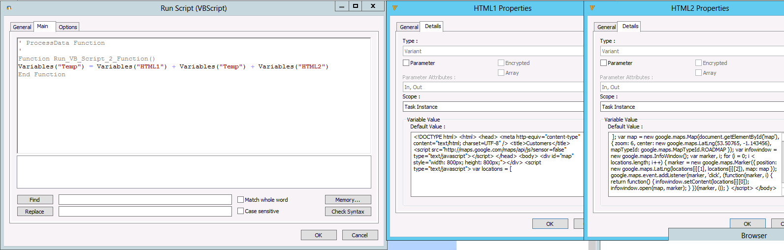 VBScript – Customer Location Build HTML | JRevell.com
