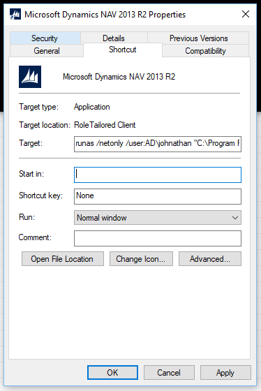 Shortcut Target | JRevell.com
